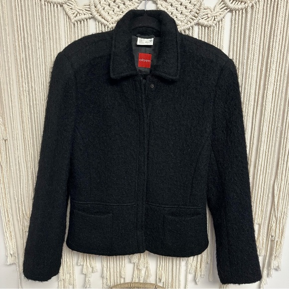 Jackets & Coats | Olsen Woolmohairalpaca Blend Jacket | Poshmark